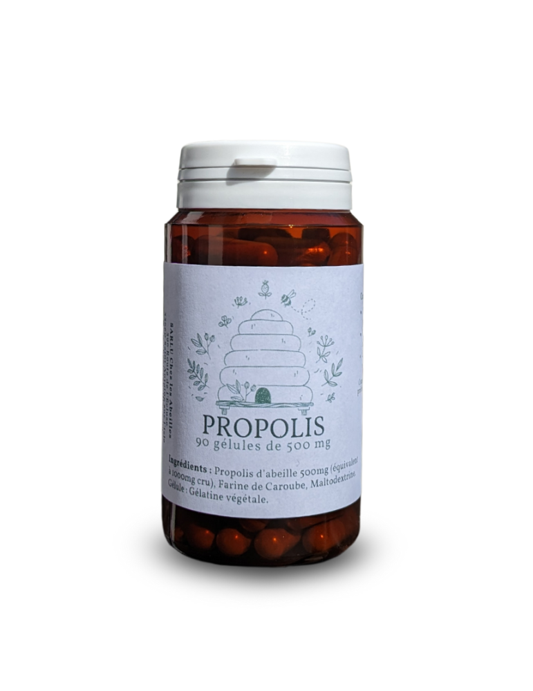 Bee Propolis Capsules - 500mg - Exp 06.2025